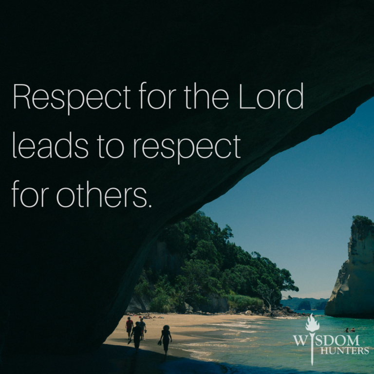 God Expects Respect - Wisdom Hunters