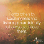 Talk Less, Listen More - Wisdom Hunters